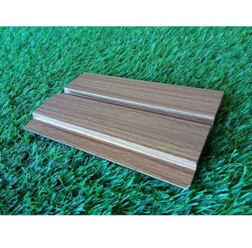 Jual Wall Panel Rectangle Double Low Bar B02 - Brown Cherry - Panel ...