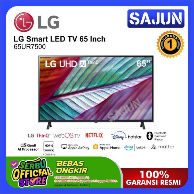 Jual Lg 65ur7500 Smart Tv Led 4k Uhd Ai Thinq Tv 65 Inch 65ur7500psc Di Seller Sn Market - Kebon ...