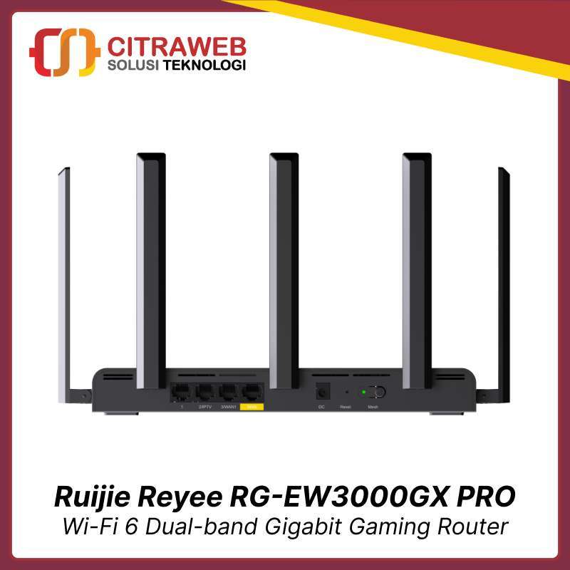 Promo Ruijie Rg-ew3000gx Pro Wifi 6 Dual Band Gigabit Gaming Router ...