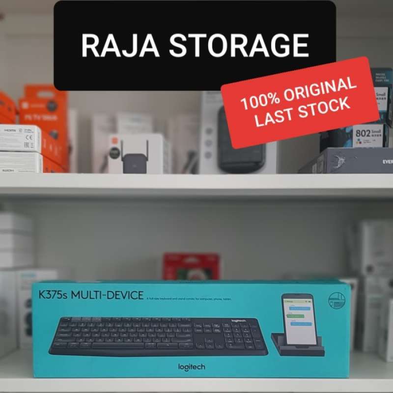 Promo Logitech K375s Multi Device Bluetooth Plus Wireless Keyboard Diskon 23% Di Seller Gugiyu ...
