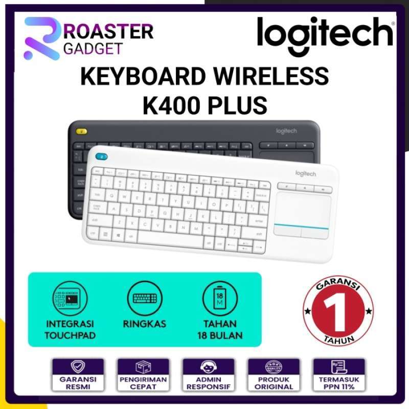 Promo Logitech Wireless Keyboard With Touchpad K400 - Ori Garansi Resmi ...