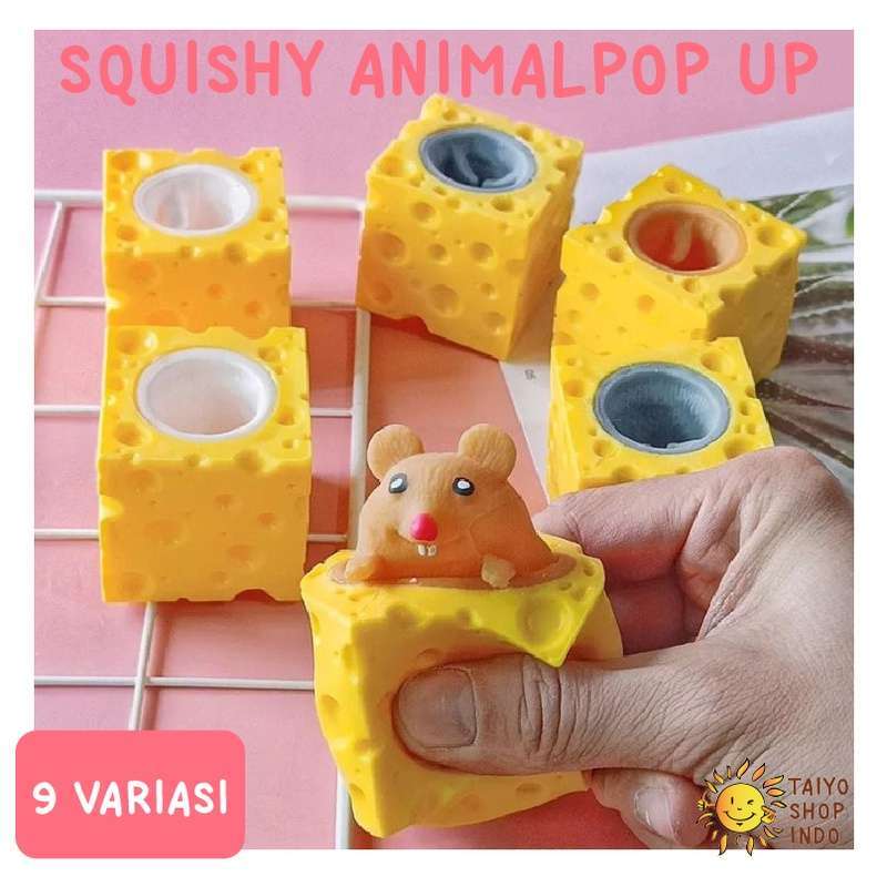 Promo Mainan Anak Squishy Pop Up Animal Binatang Tikus Dino Squisi ...