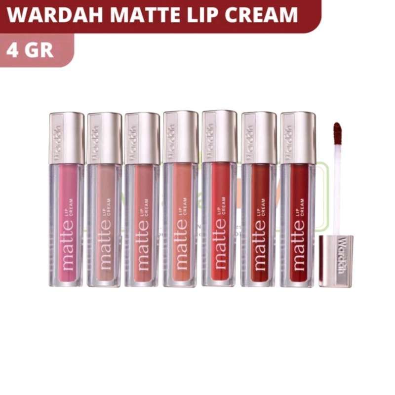 Jual New! Wardah Matte Lip Cream - Non Dry Formula, High Pigmented SPF ...