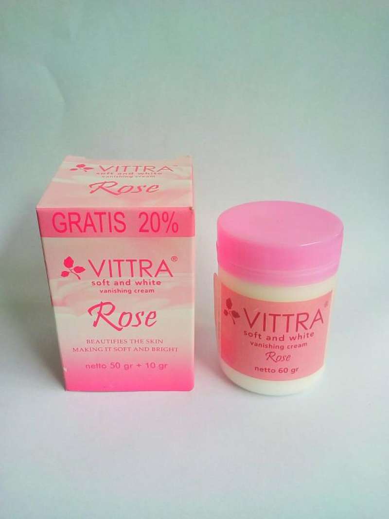 Jual Vittra Vanishing Cream Soft And White Rose di Seller Katroxs Store ...