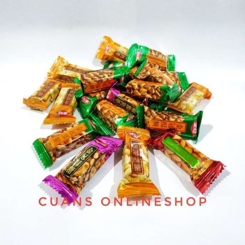 Jual Permen Kacang Aneka Rasa. Assorted Peanut Crisp Candy Eceran Di ...