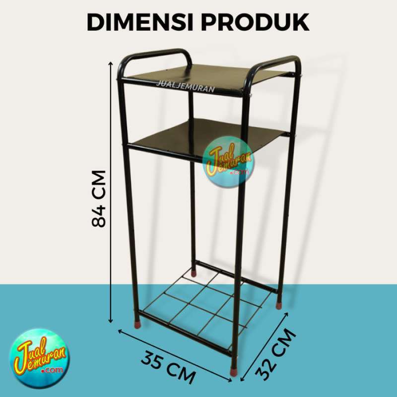 Promo Rak Galon Dispenser Besi 3 Susun Warna Putih Diskon 33% di Seller ...