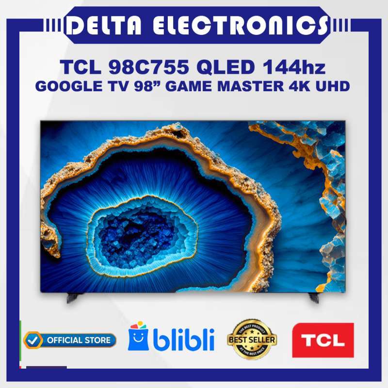 Jual Tcl 98c755 Tv Qd - Qled 98 Inc C755 Google Tv Mini Led 144hz Onkyo Di Seller Delta ...
