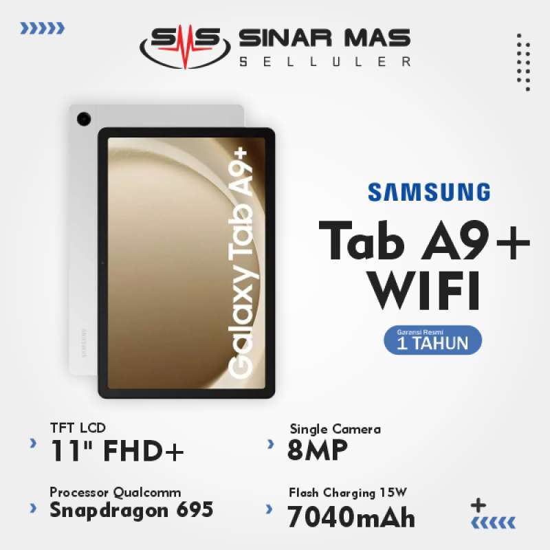 Jual Samsung Galaxy Tab A9+ Wifi Only [4gb/64gb] Garansi Resmi Di Seller Sinar Mas Selluler ...