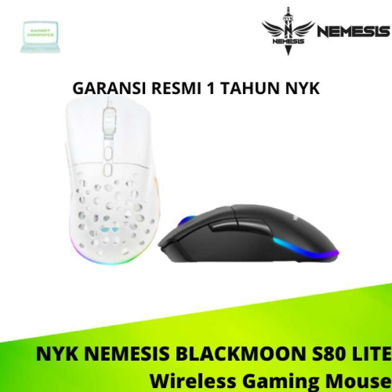 Promo NYK Nemesis S80 Lite Blackmoon Wireless Gaming Mouse Diskon 23% ...