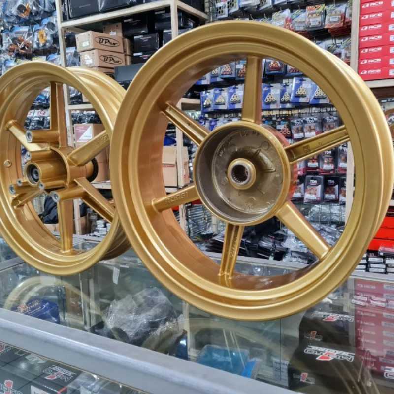 Promo VELG RACING V-ROSSI ZIGEN MODEL VENOM STA 155 P 6 -14 GOLD Diskon ...