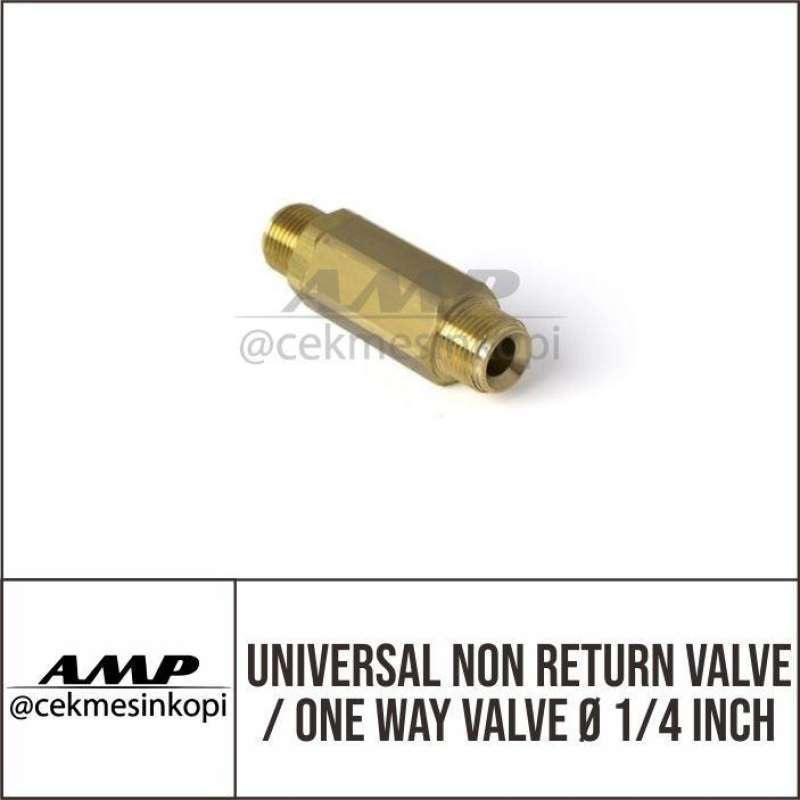 Jual Universal Non Return Valve / One Way Valve 1/4 Inch di Seller Cek ...