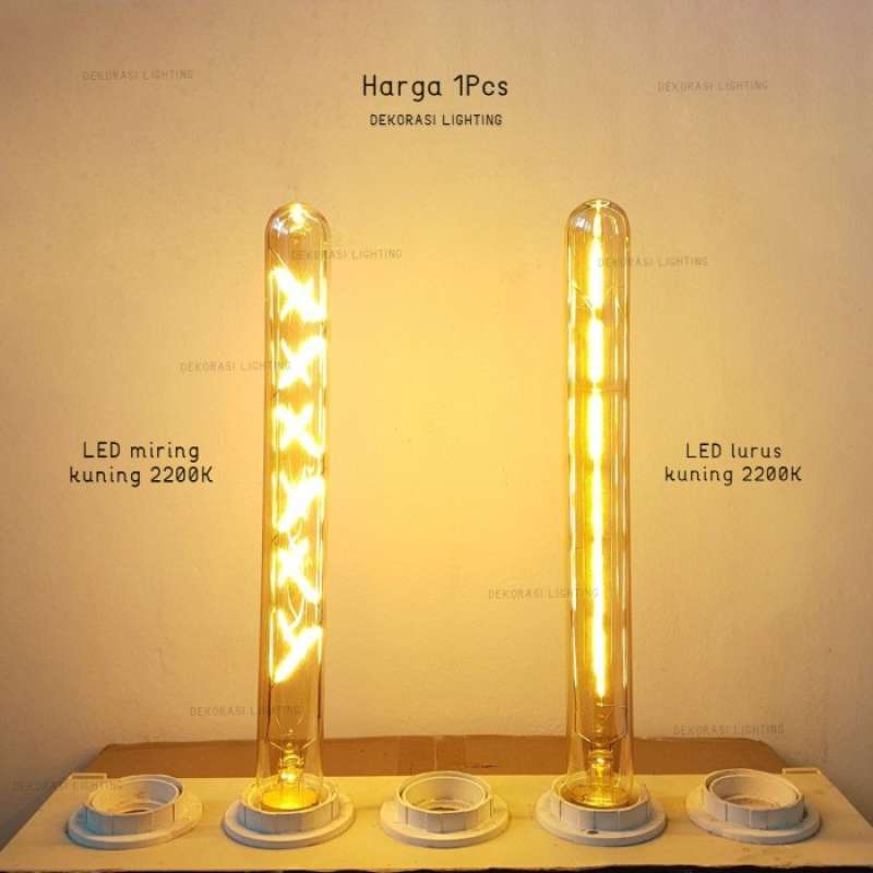 Promo Lampu Filament Edison Panjang Pipa Led T9 160 6watt 28cm Retro ...