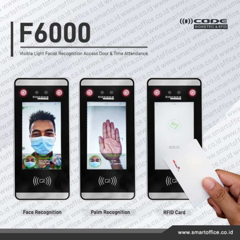 Promo Mesin Absensi Akses Pintu Rfid Scan Wajah Telapak Touchless ...