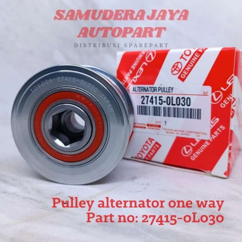 Promo Poli Pully Pulley Alternator Toyota Innova Diesel Hilux Fortuner ...