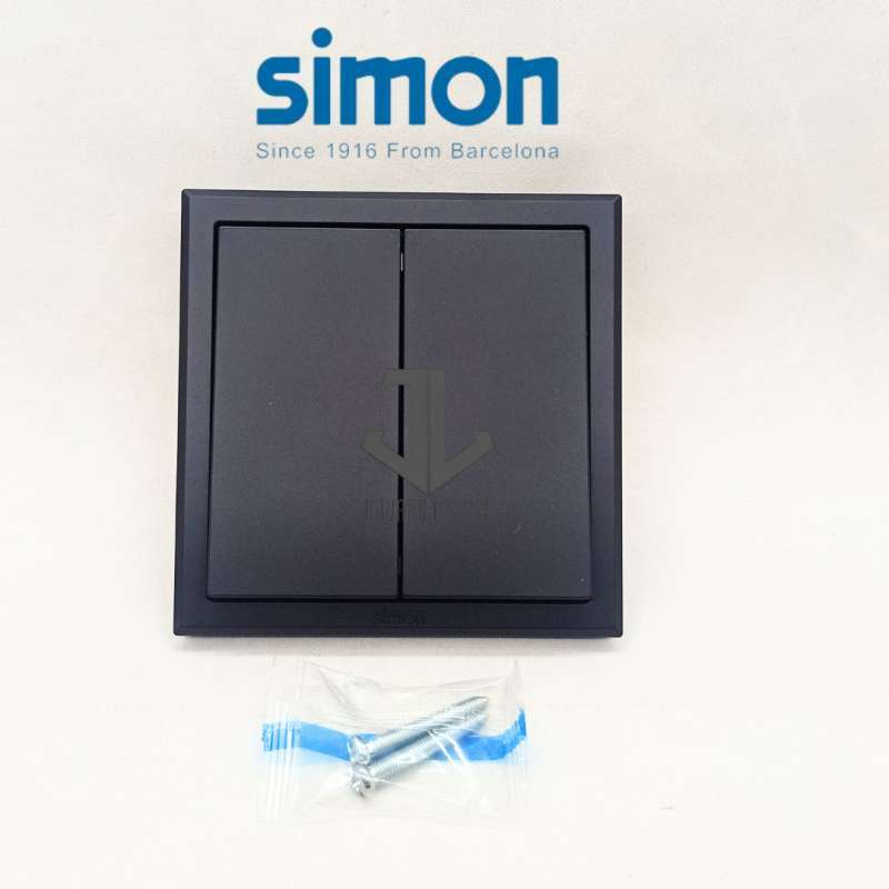 Jual Simon Saklar Seri 2 Gang 1 Way E3 301021n Di Seller Jawara Listrik ...