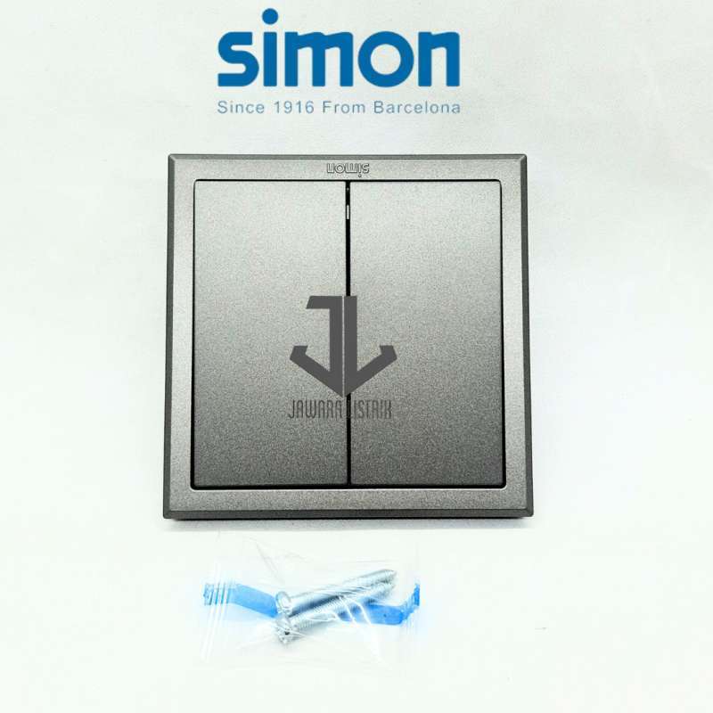 Jual Simon Saklar Seri 2 Gang 1 Way E3 301021n Di Seller Jawara Listrik ...