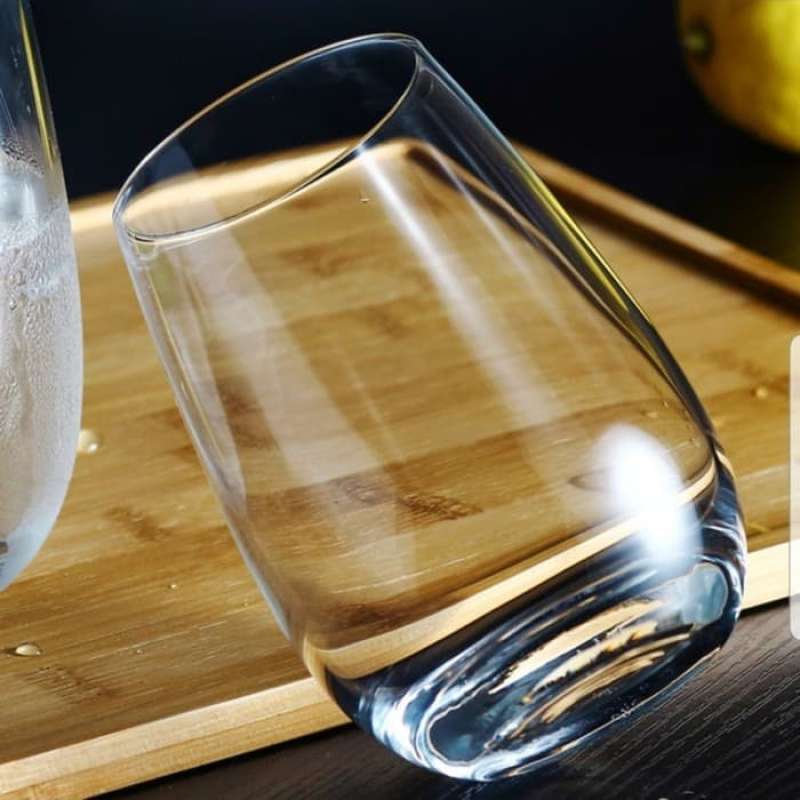 Jual 1 Set Isi 6 Pcs Stemless Glass/Gelase/Gelas Kaca/Gelas Minum di ...