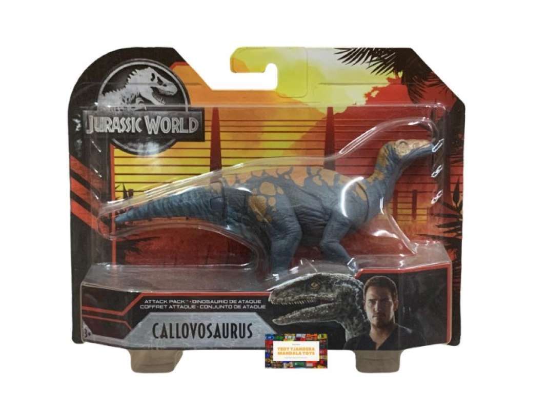 Promo Jurassic World Attack Pack Callovosaurus Diskon 23% di Seller ...