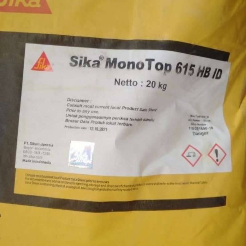 Promo Sika Monotop 615 HB 20kg Sika Monotop Diskon 23% di Seller Kim Nona Shop - Tegal Alur ...