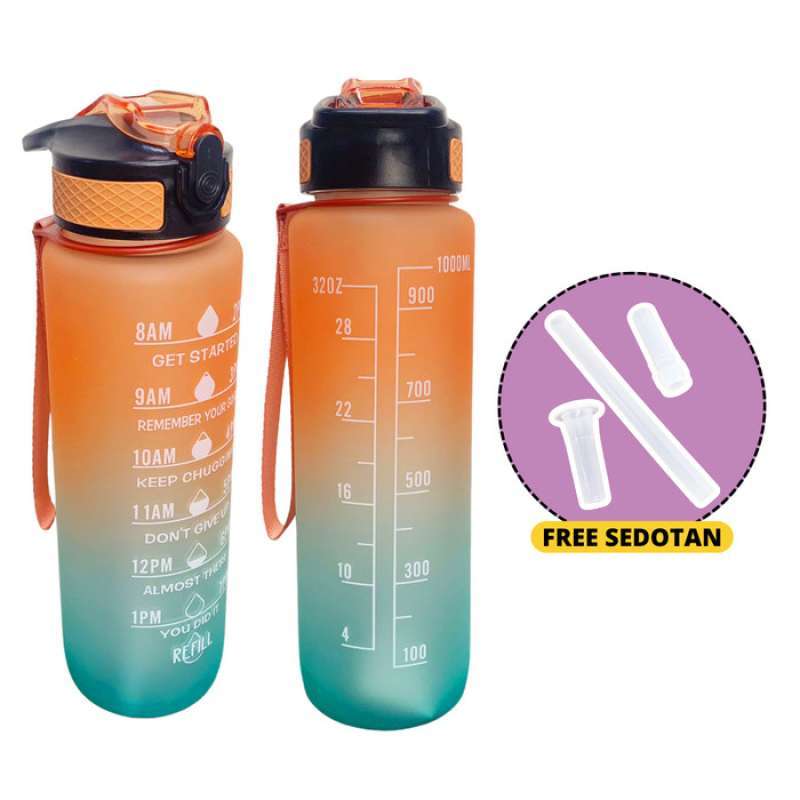 Jual botol minum gradasi 2 liter / 1.3 liter / 1 liter botol minum ...