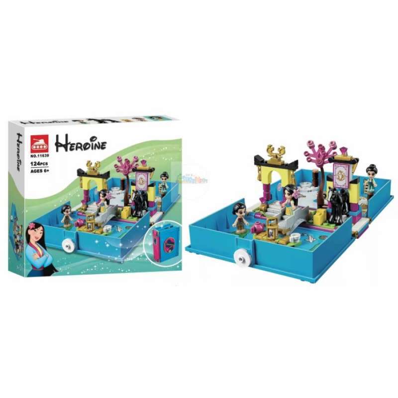 Promo BRICKS DISNEY PRINCESS BELLE MULAN ARIEL FROZEN ELSA BEAUTY ...