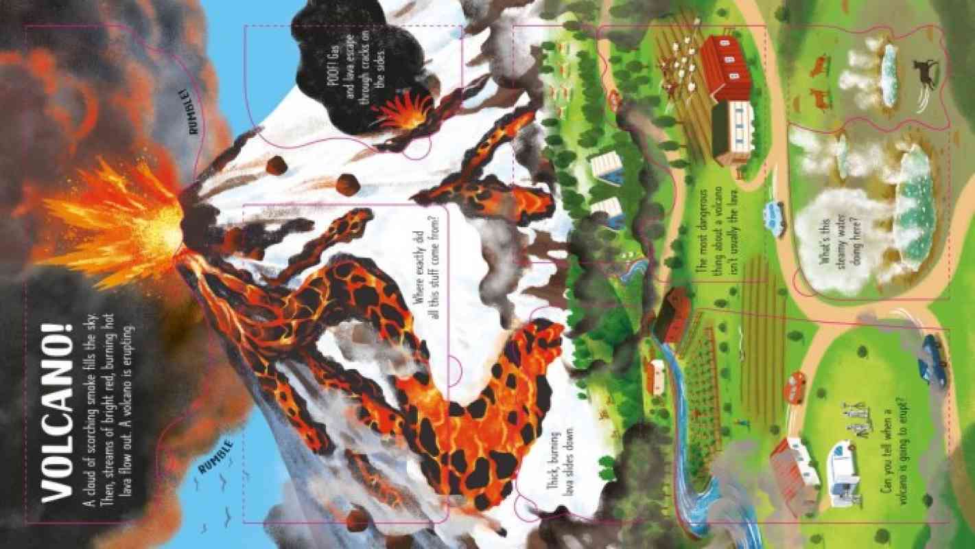 Promo BUKU USBORNE BOOK LOOK INSIDE VOLCANOES AND EARTHQUAKES - Diskon 50% di Seller TK KENS ...