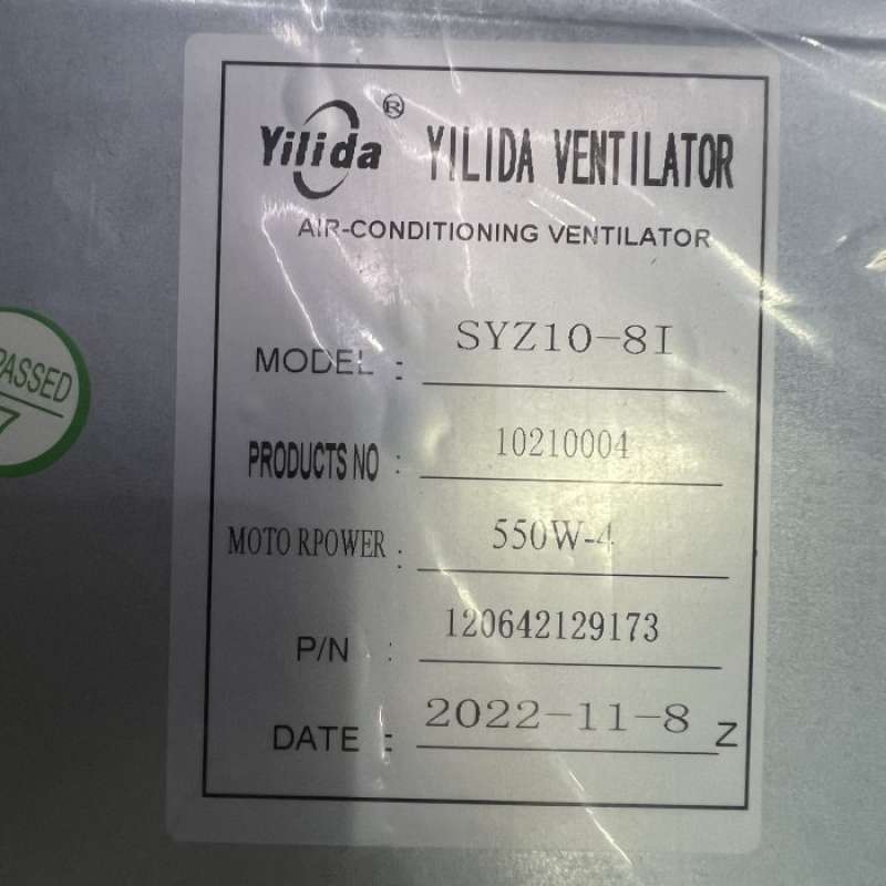 Promo Centrifugal Blower Yilida SYZ 10-8 I motor 550 W - 1 Ph - 3 Speed ...