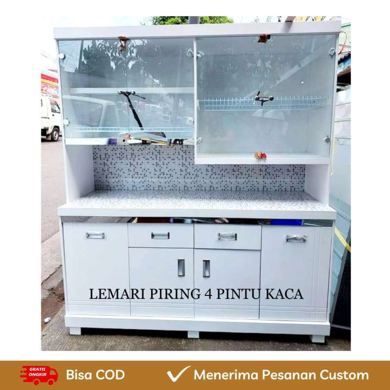 Jual Lemari Piring 4 Pintu Original Murah - Harga Diskon Juli 2024 ...