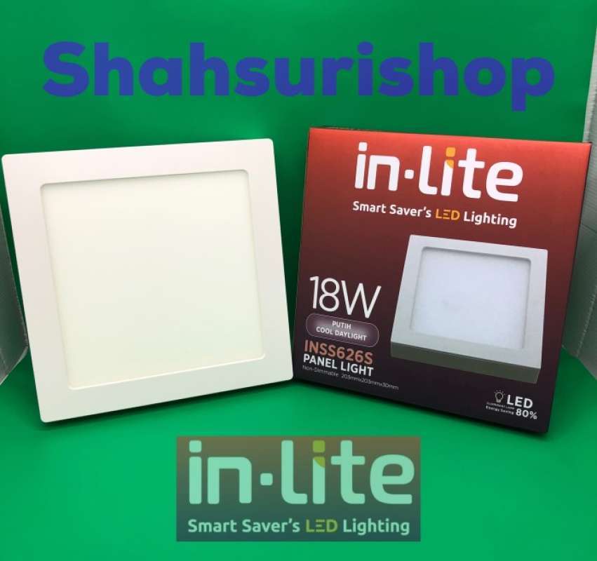 Promo LED PANEL INLITE IN-LITE 18W 18 W WATT KOTAK OUTBOW INSS626S ...