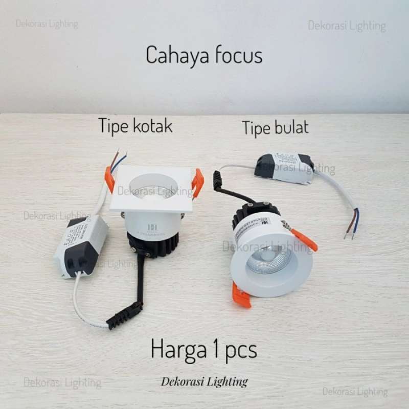 Promo Lampu downlight inbow led 5w sorot tipe kotak bulat dekorasi ...