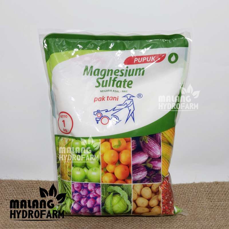 Jual Pupuk Magnesium Sulfate Pak Tani 1 kg sulfur sulfat pertumbuhan ...