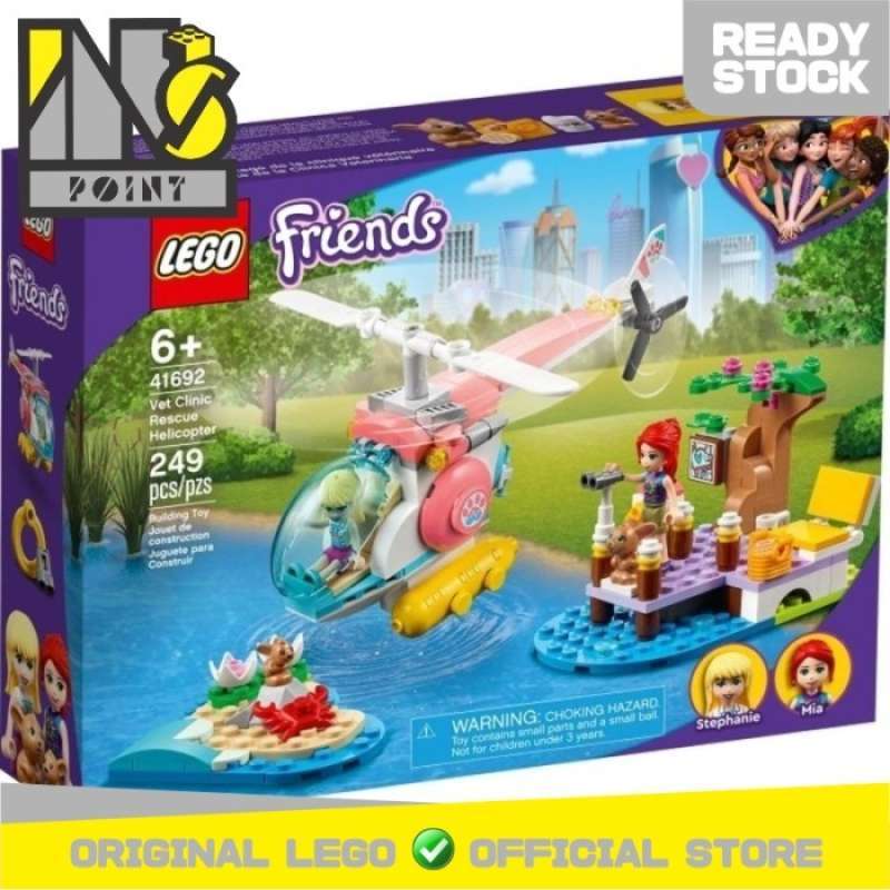 Promo Lego 41692 - Friends - Vet Clinic Rescue Helicopter Diskon 23% Di ...