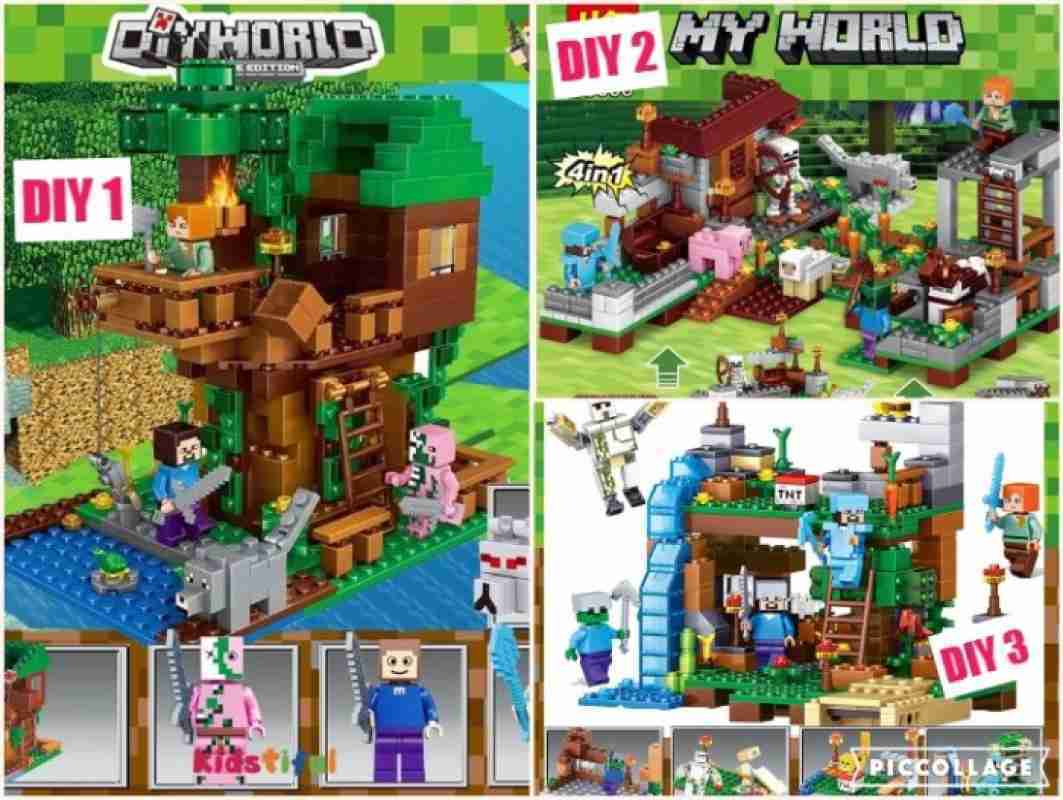 Promo Minecraft Lego Brick Diy World Diskon 23% Di Seller Kitchen ...