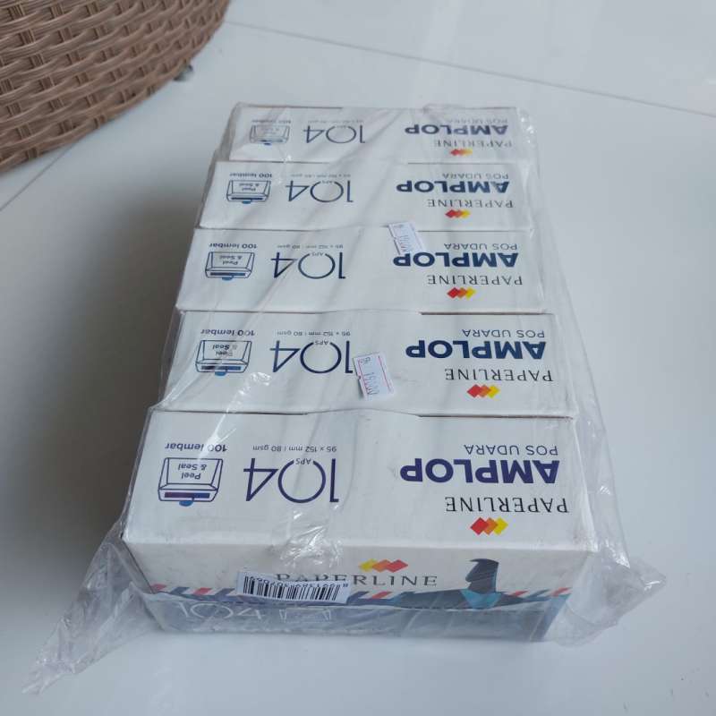 Jual Amplop Putih Airmail Tanggung Paperline 104 Aps - 5 Box Isi 500 (95x152mm 80gsm) Di Seller ...