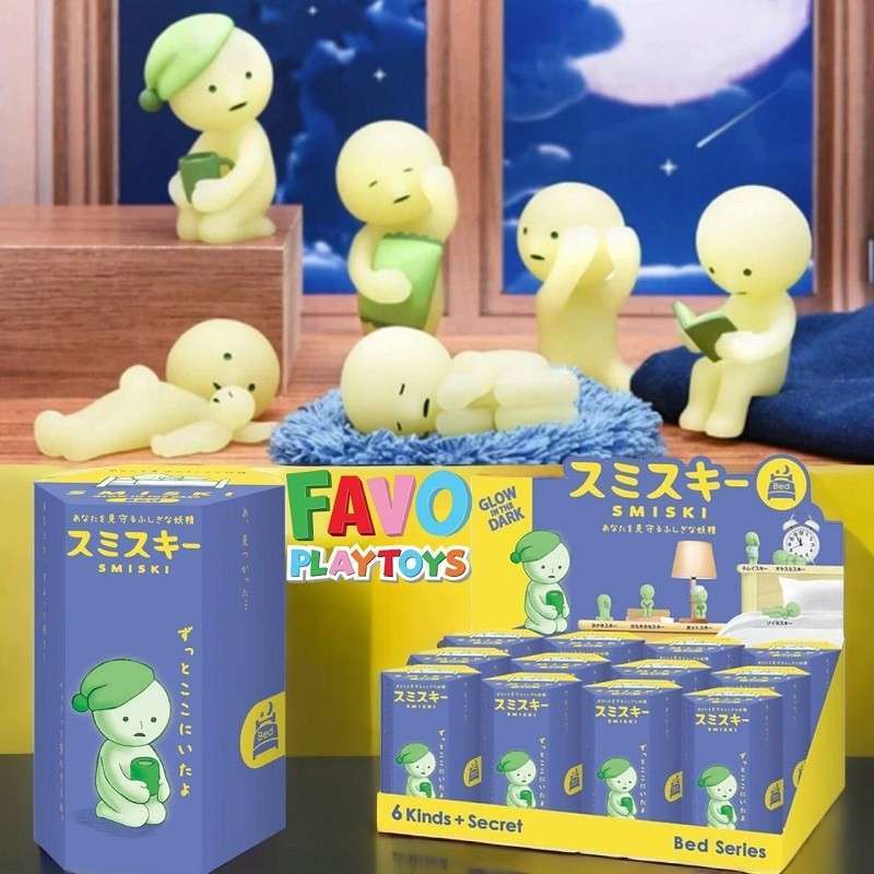 Promo Smiski Glow In The Dark - Bed Series Blind Box Figure Diskon 7% ...