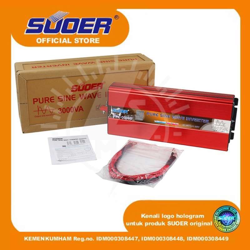 Promo inverter pure sine wave / sinus murni 24 volt 3000 watt 24 v FPC 3000B Diskon 20% di ...