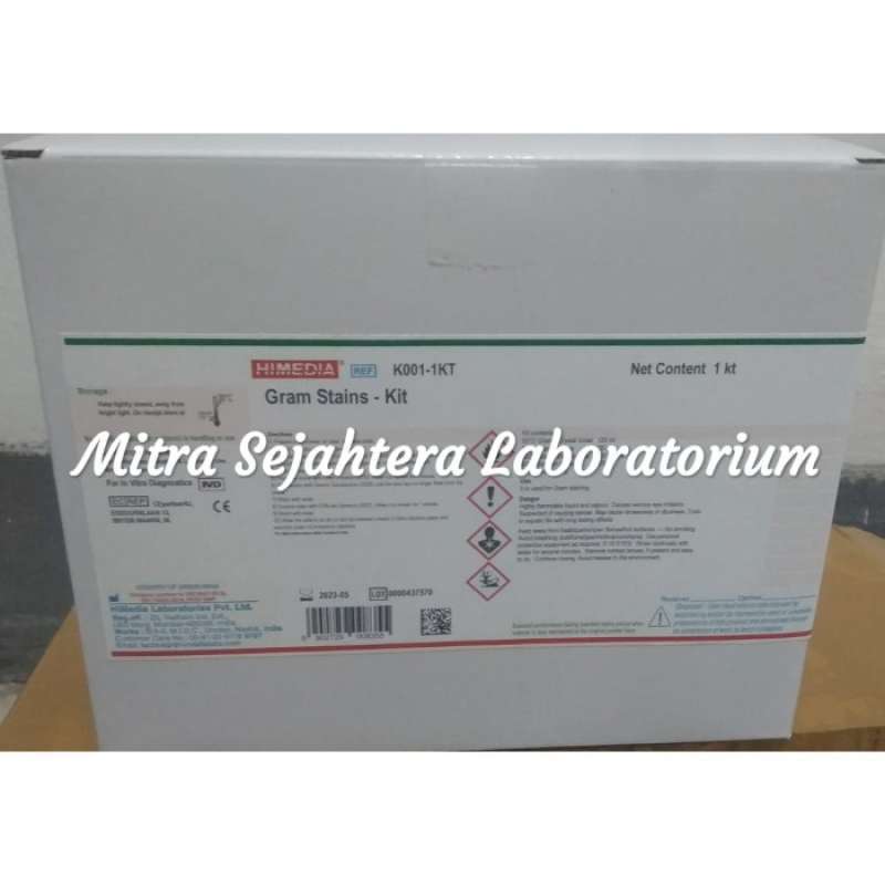 Promo Gram Stains Kit Himedia K001-1kt Kit Pewarnaan Gram Gram Stain ...