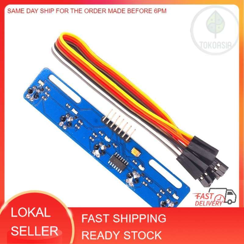 Jual (Local Stock) TCRT5000L 5-Way Tracking Sensor Module Infrared ...