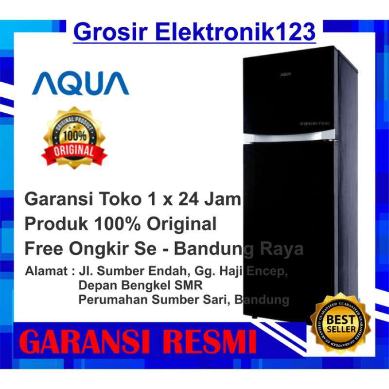 Promo Kulkas Aqua AQR 275 WDS Kulkas 2 pintu ASI ROOM INVERTER Diskon ...