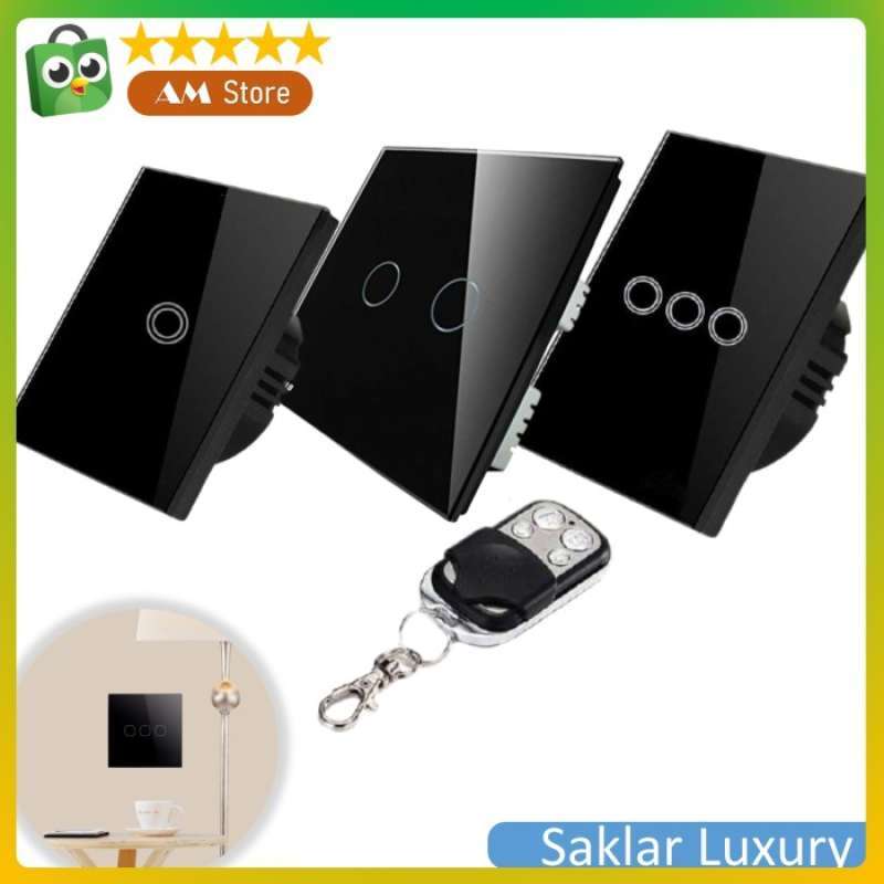 Promo Saklar Lampu Touch Screen Luxury Hotel LED with Remote Diskon 28% ...