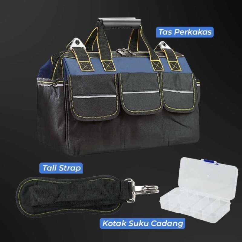 Promo TOOL BAG TAS PERKAKAS KERJA WADAH PERALATAN ALAT ALAT TUKANG ...