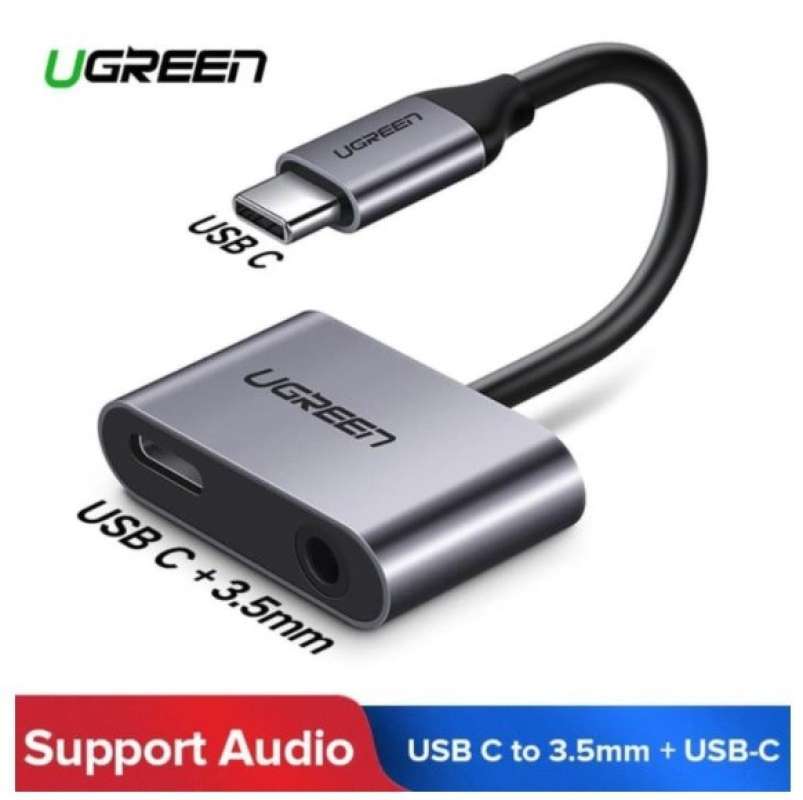 Promo UGREEN USB TYPE C TO TYPE C AUX 3.5MM FEMALE AUDIO ADAPTER ... Promo UGREEN USB TYPE C TO TYPE C AUX 3.5MM FEMALE AUDIO ADAPTER ...