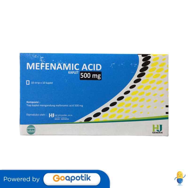 Jual Mefenamic Acid Hexpharm 500 Mg Box 100 Kaplet Di Seller Apotek Nia ...