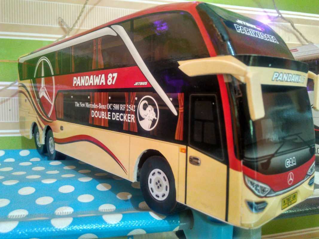 Promo MINIATUR BUS BIS PANDAWA DOUBLE DECKER - LUTOFIA Diskon 50% di ...