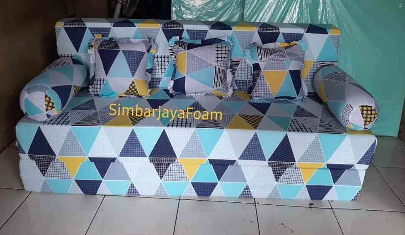 Jual Sofa Bed Inoac EPV D16 GAransi Anti Kempes 5 Tahun Tebal 20cm ...