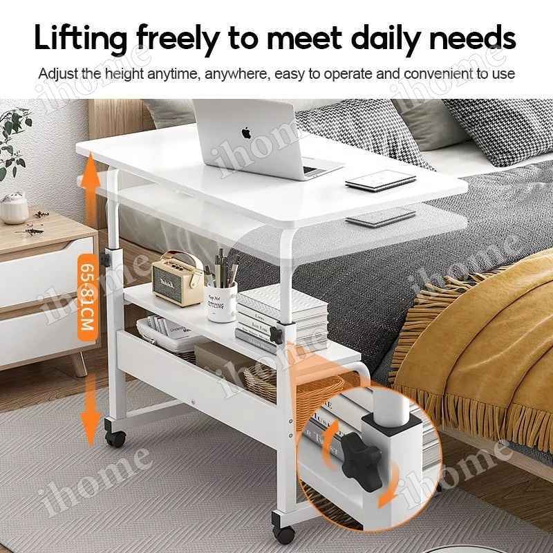 Promo Wais Ble Dengan Roda Meja Laptop Roda Meja Kerja Adjustable M - 2 ...