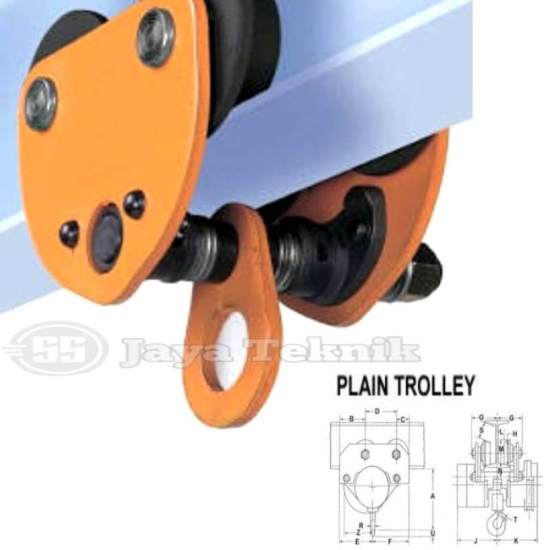 Promo Troli Hoist Take - Plain Trolley 3 Ton Japan Diskon 23% Di Seller ...