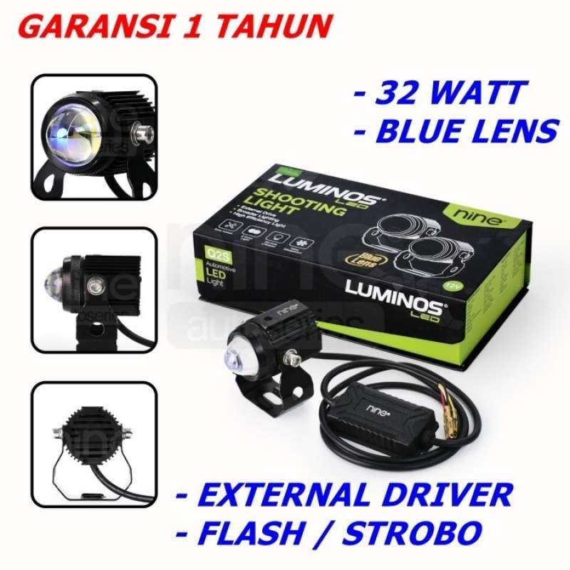 Promo LAMPU LED TEMBAK SOROT LASER 2 WARNA ORIGINAL LUMINOS Q2 - Q2S GARANSI Diskon 3% di Seller ...