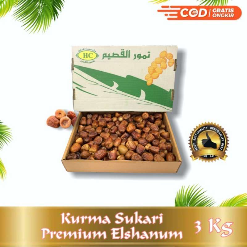 Jual Kurma Sukari Castle Farms 3kg / Kurma Sukari Baladiy / Kurma Raja Di Seller Edumart Super ...