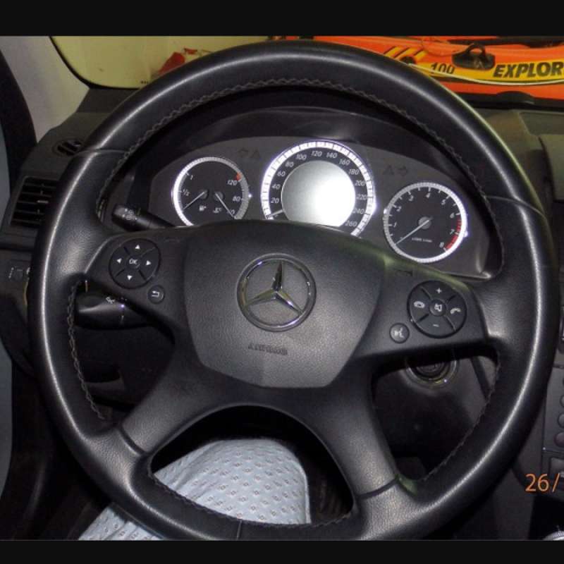 Promo Sticker Steering Wheel w204 Lama Mercedes Benz / Stiker Stir ...